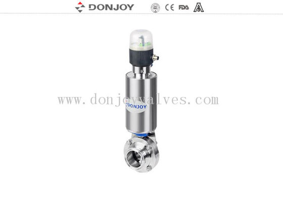 Edelstahl 304/316 pneumatische gesundheitliche Drosselventile mit ...