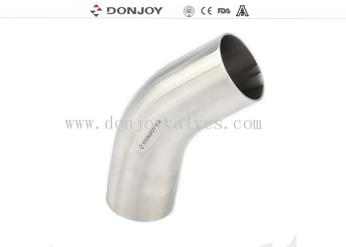 Edelstahl-Bogenfittings, SS316L 90 Grad Langradius-Bogen, Sanitär ...